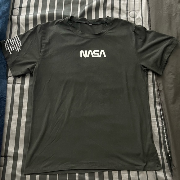 SHEIN | Shirts | Nasa Black Shirt | Poshmark